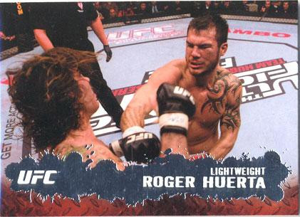 UFC Topps UFC 2009 Round 2 Single Card Fighter Roger Huerta 6 - ToyWiz