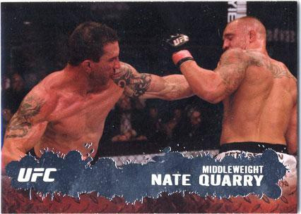 UFC Topps UFC 2009 Round 2 Single Card Fighter Nate Quarry 20 - ToyWiz