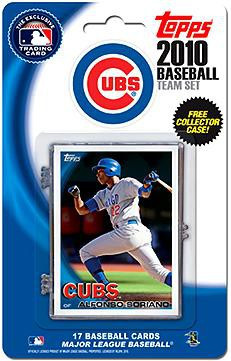 MLB Chicago Cubs 2010 Topps Baseball Cards Chicago Cubs Exclusive Team ...