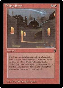 Magic The Gathering Legends Single Card Rare Falling Star - ToyWiz
