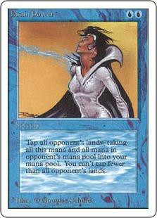 Magic The Gathering Unlimited Single Card Rare Drain Power - ToyWiz