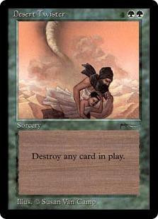 Magic The Gathering Arabian Nights Single Card Uncommon Desert Twister ...