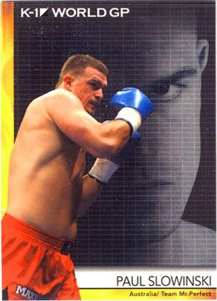 MMA K-1 World GP Single Card Paul Slowinski 11 - ToyWiz