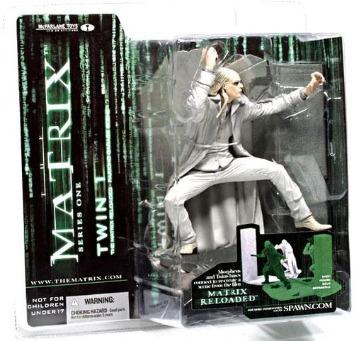 McFarlane Toys The Matrix Matrix Reloaded Series 1 Twin 1 Action Figure ...