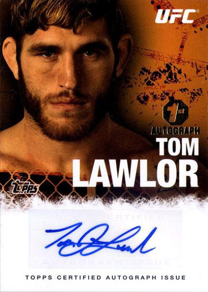 UFC Topps UFC 2010 Championship Tom Lawlor Autograph Card FA-TL - ToyWiz