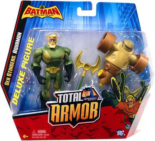 Batman Brave and the Bold Total Armor Aquaman Figure Set Sea Stingers ...