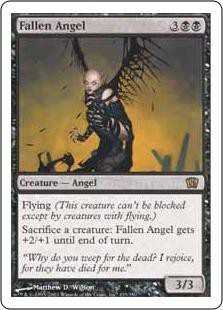 Magic The Gathering 8th Edition Single Card Rare Fallen Angel 133 - ToyWiz