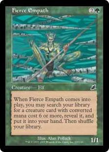 Magic The Gathering Scourge Single Card Common Fierce Empath 119 - ToyWiz