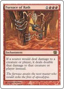 Magic The Gathering 8th Edition Single Card Rare Furnace of Rath 187 ...