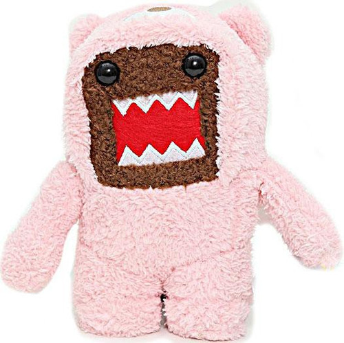 Domo Teddy Bear Domo 6.5 Plush Figure Pink License to Play - ToyWiz