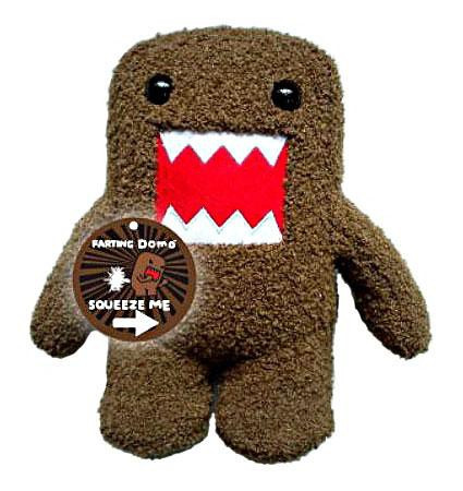 Domo Farting Domo 6.5 Plush Figure License to Play - ToyWiz