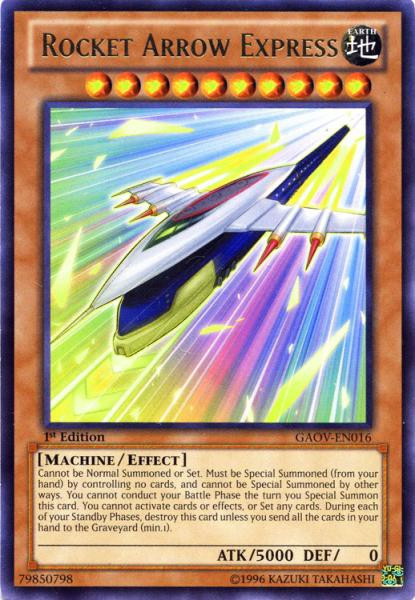 YuGiOh YuGiOh 5Ds Galactic Overlord Single Card Rare Rocket Arrow ...