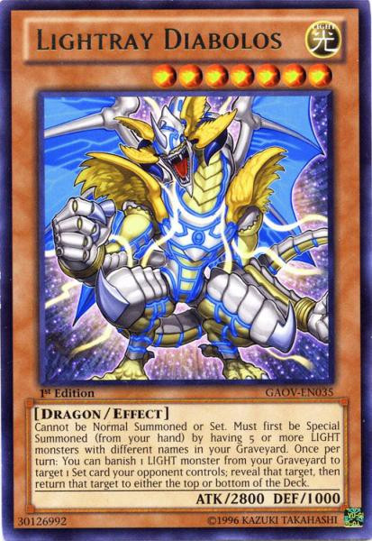 YuGiOh YuGiOh 5Ds Galactic Overlord Single Card Rare Lightray Diabolos GAOV-EN035 - ToyWiz