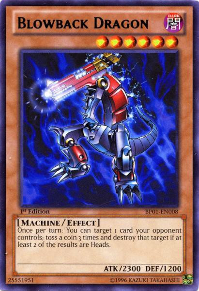 YuGiOh Battle Pack Epic Dawn Single Card Rare Blowback Dragon BP01 ...