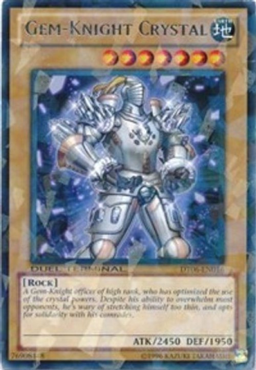 YuGiOh Duel Terminal 6 Single Card Parallel Rare Gem-Knight Crystal ...