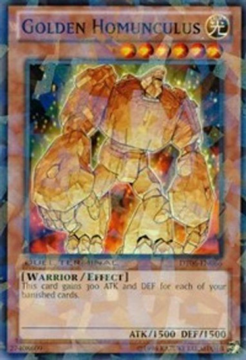 YuGiOh Duel Terminal 6 Single Card Parallel Rare Golden Homunculus DT06 ...