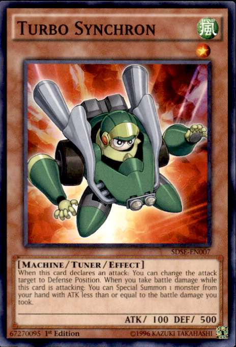 YuGiOh Synchron Extreme Structure Deck Single Card Common Turbo ...