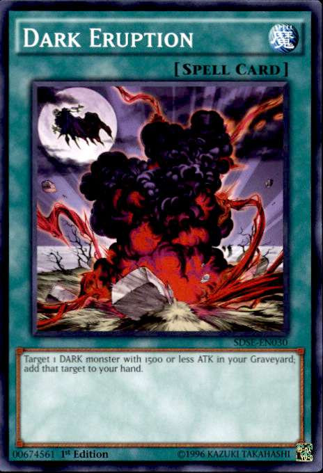 YuGiOh Synchron Extreme Structure Deck Single Card Common Dark Eruption ...