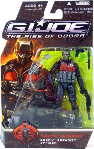 GI Joe The Rise of Cobra Night Adder 3.75 Action Figure Hasbro Toys ...