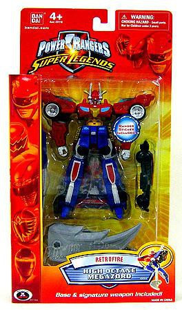 Power Rangers Super Legends Retrofire Series High Octane MegaZord ...