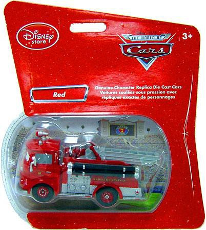 Disney Cars Red Fire Truck