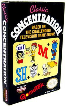 Nintendo NES Classic Concentration Video Game Cartridge Opened ...