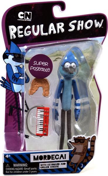 Cartoon Network Regular Show Super Poseable Mordecai 5 Action Figure ...