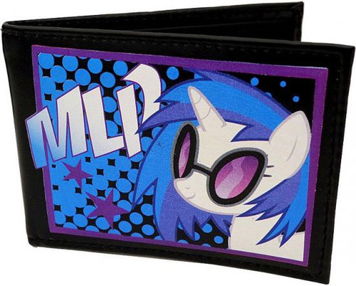 My Little Pony Novelties DJ P0N-3 Vinyl Scratch Bifold Wallet Fashion ...