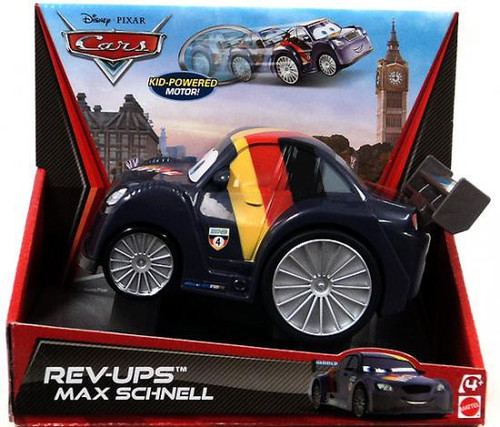 Disney Pixar Cars Rev-Ups Max Schnell Plastic Car Mattel Toys - ToyWiz
