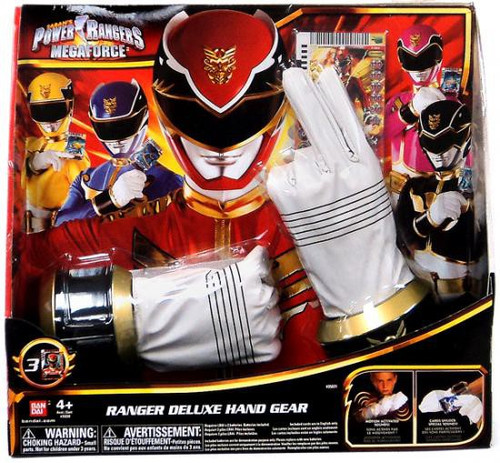Power Rangers Megaforce Ranger Deluxe Hand Gear Roleplay Toy Bandai ...