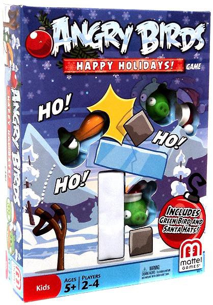 Angry Birds Happy Holidays Game Mattel Toys - ToyWiz
