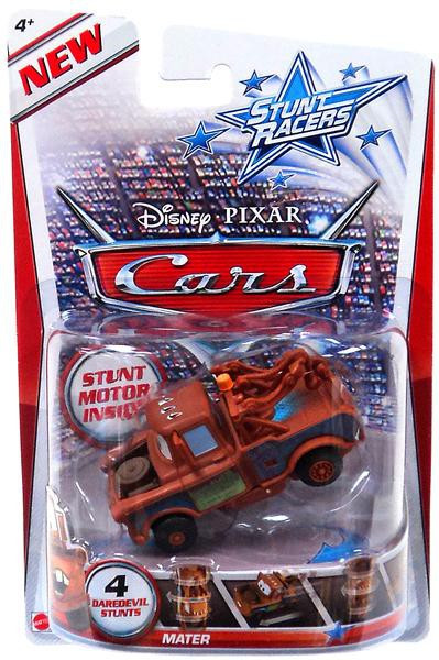 Disney Pixar Cars Stunt Racers Mater Plastic Car Mattel Toys - ToyWiz
