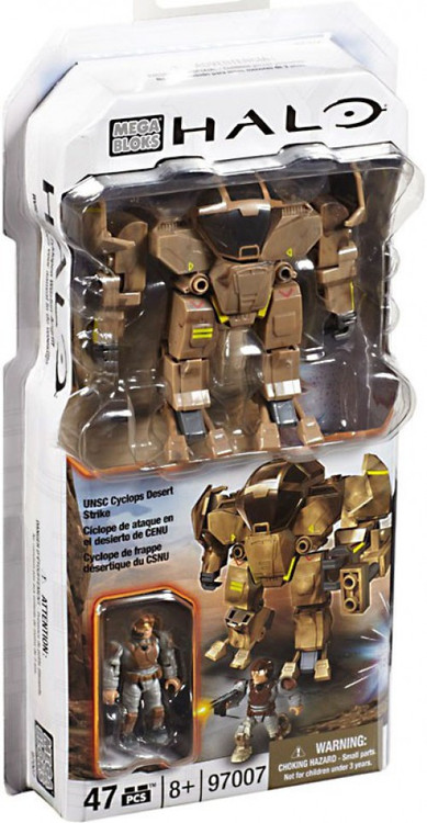 Mega Bloks Halo UNSC Cyclops Desert Strike Set 97007 - ToyWiz