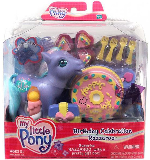 My Little Pony Classic Figures Birthday Celebration Razzaroo Figure ...