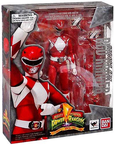 Power Rangers Mighty Morphin S.H.Figuarts Red Ranger Action Figure ...