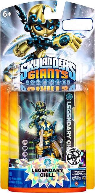 Skylanders Giants Lightcore Legendary Chill Figure Pack Activision - ToyWiz