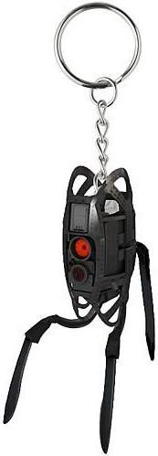 Portal 2 Vinyl Turret Keychain Black Crowded Coop - ToyWiz