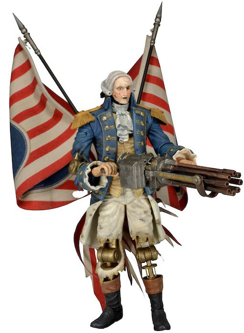 NECA Bioshock Infinite Motorized Patriot George Washington 9 Action ...
