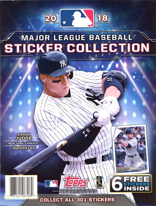 MLB Topps 2018 Baseball Sticker Collection Album - ToyWiz