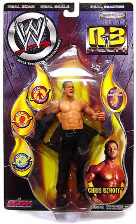 WWE Wrestling R3 Tech Series 5 Chris Benoit Action Figure Jakks Pacific ...