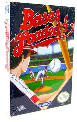Nintendo NES Bases Loaded 4 Video Game Cartridge Factory Sealed Jaleco ...