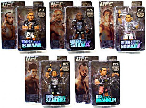 UFC Ultimate Collector Series 3 Set of 5 Action Figures Limited Edition ...