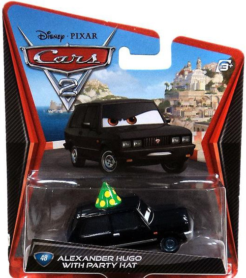 Disney Pixar Cars Cars 2 Main Series Alexander Hugo with Party Hat ...