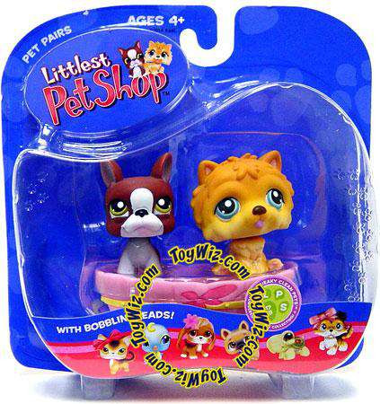 Littlest Pet Shop Pet Pairs Boxer Chow-Chow Figure 2 Pack Hasbro Toys ...