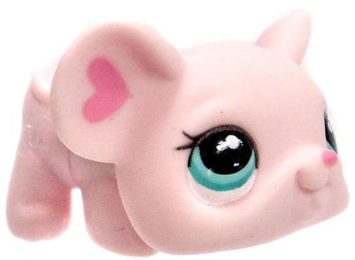 Littlest Pet Shop Cutest Pets Mouse 1.5 Mini Figure 2443 Pink Loose ...