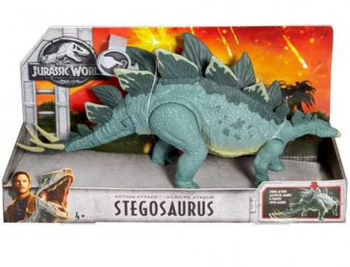 Jurassic World Fallen Kingdom Action Attack Stegosaurus Action Figure ...