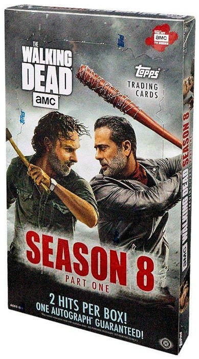 The Walking Dead Topps 2018 Season 8 Part One Trading Card HOBBY Box 24 ...