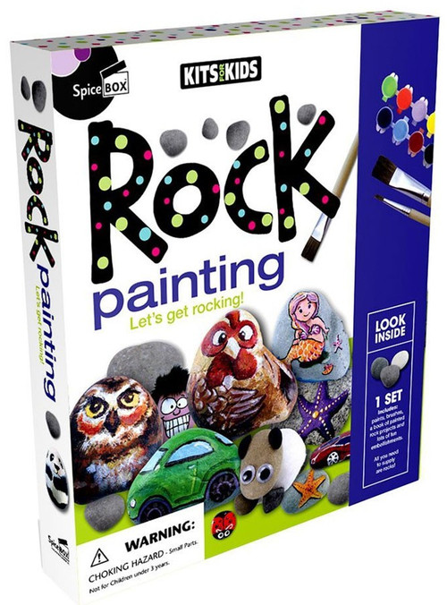 Kits for Kids Rock Painting Craft Kit Spice Box - ToyWiz
