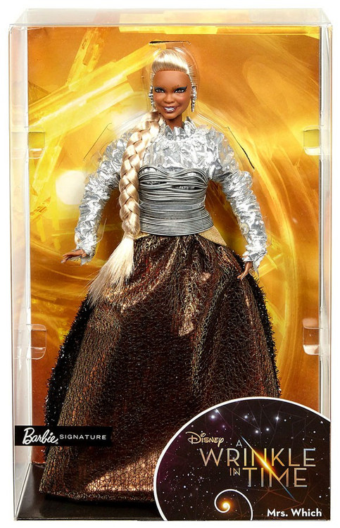 Disney A Wrinkle in Time Barbie Mrs. Which Doll Damaged Package Mattel ...