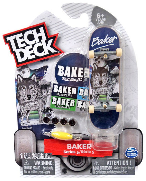 Tech Deck Series 5 Baker 96mm Mini Skateboard Spin Master - ToyWiz
